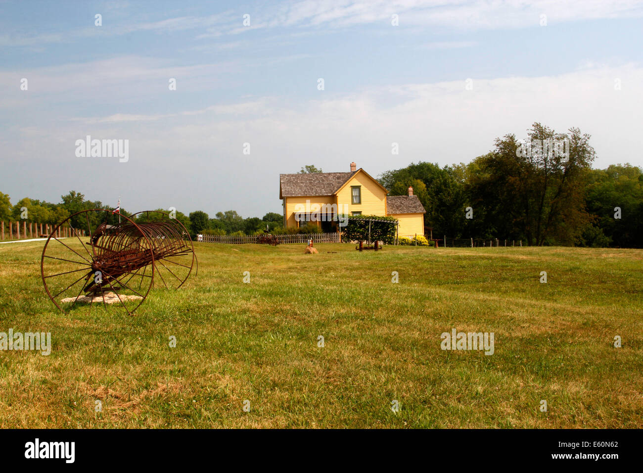 Restored Farm home Stock Photo - Alamy