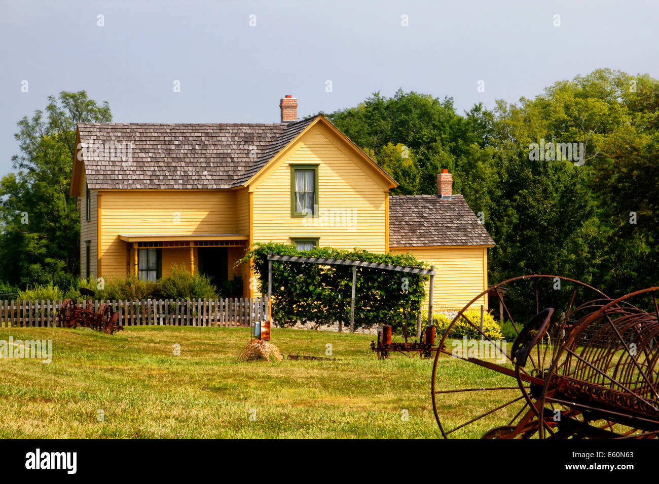 Restored Farm home Stock Photo - Alamy