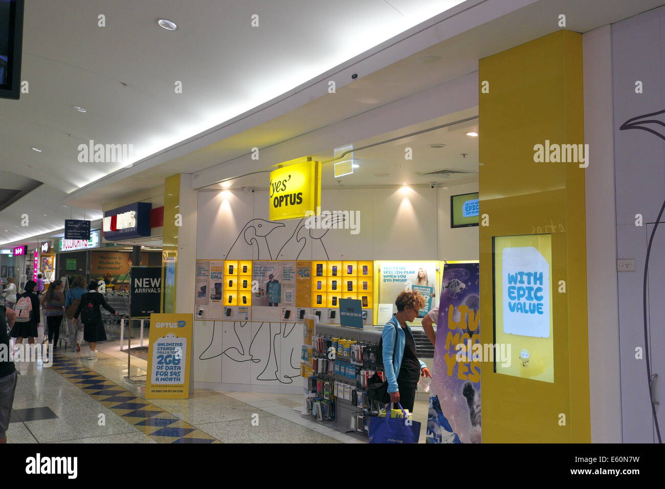 Optus store australia hi-res stock photography and images - Alamy