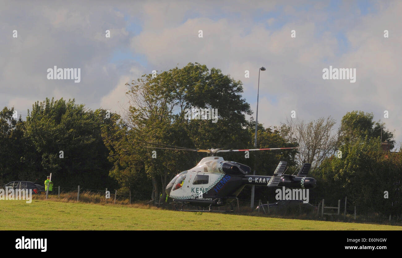 Kent police helicopter hi-res stock photography and images - Alamy