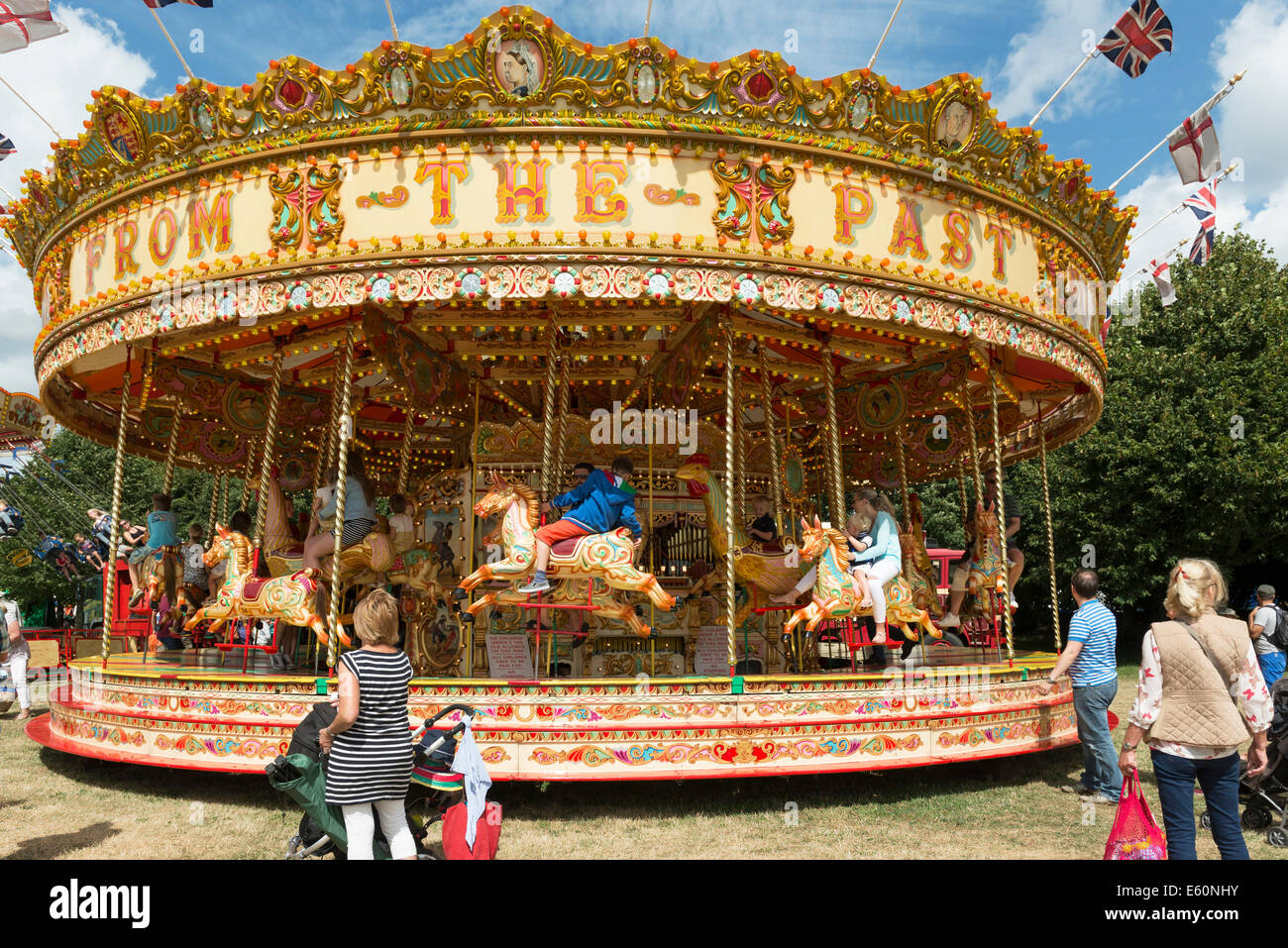Steam riding horses hi-res stock photography and images - Alamy