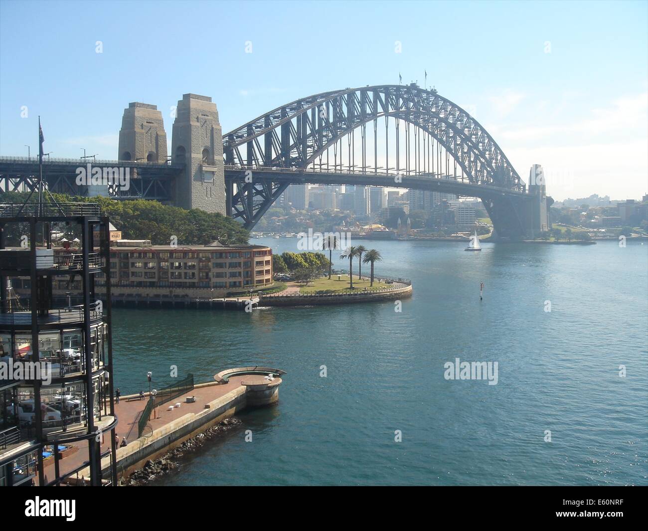 Sydney Harbour Bridge from Darling Harbour Stock Photo - Alamy