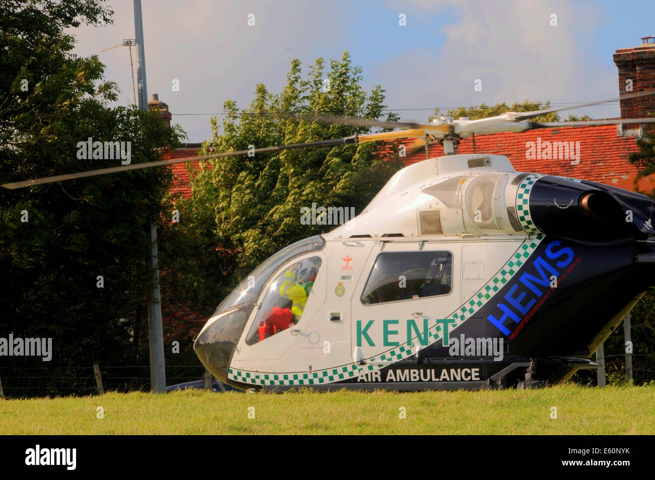 Kent police helicopter hi-res stock photography and images - Alamy