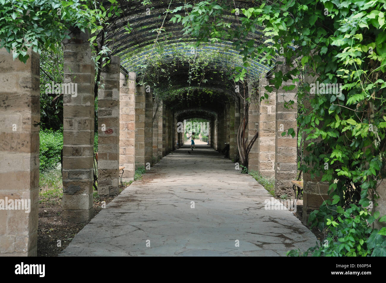 Arched pergola hi-res stock photography and images - Alamy