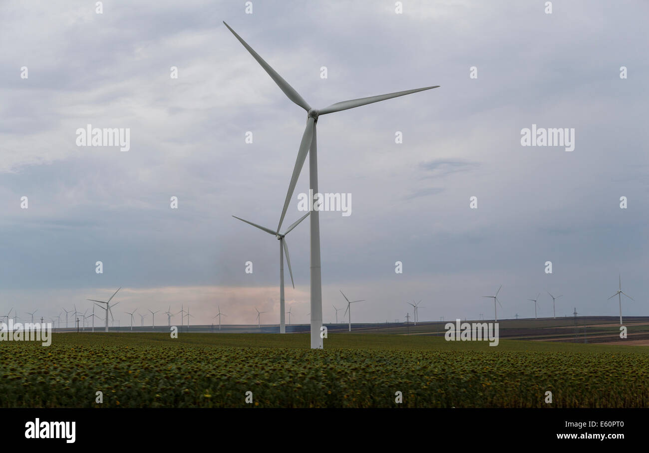 Windmill turbines electric power hi-res stock photography and images ...
