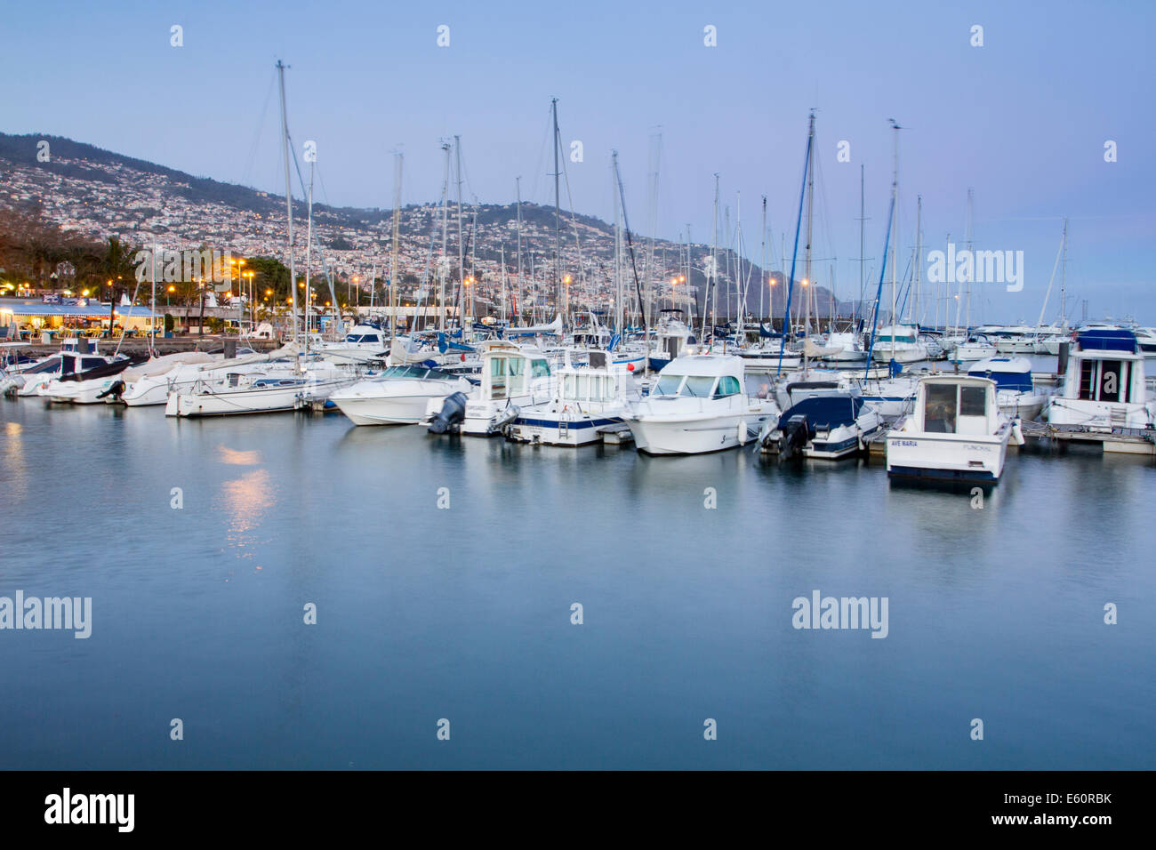 Port of Funchal, Madeira, Portugal Stock Photo - Alamy