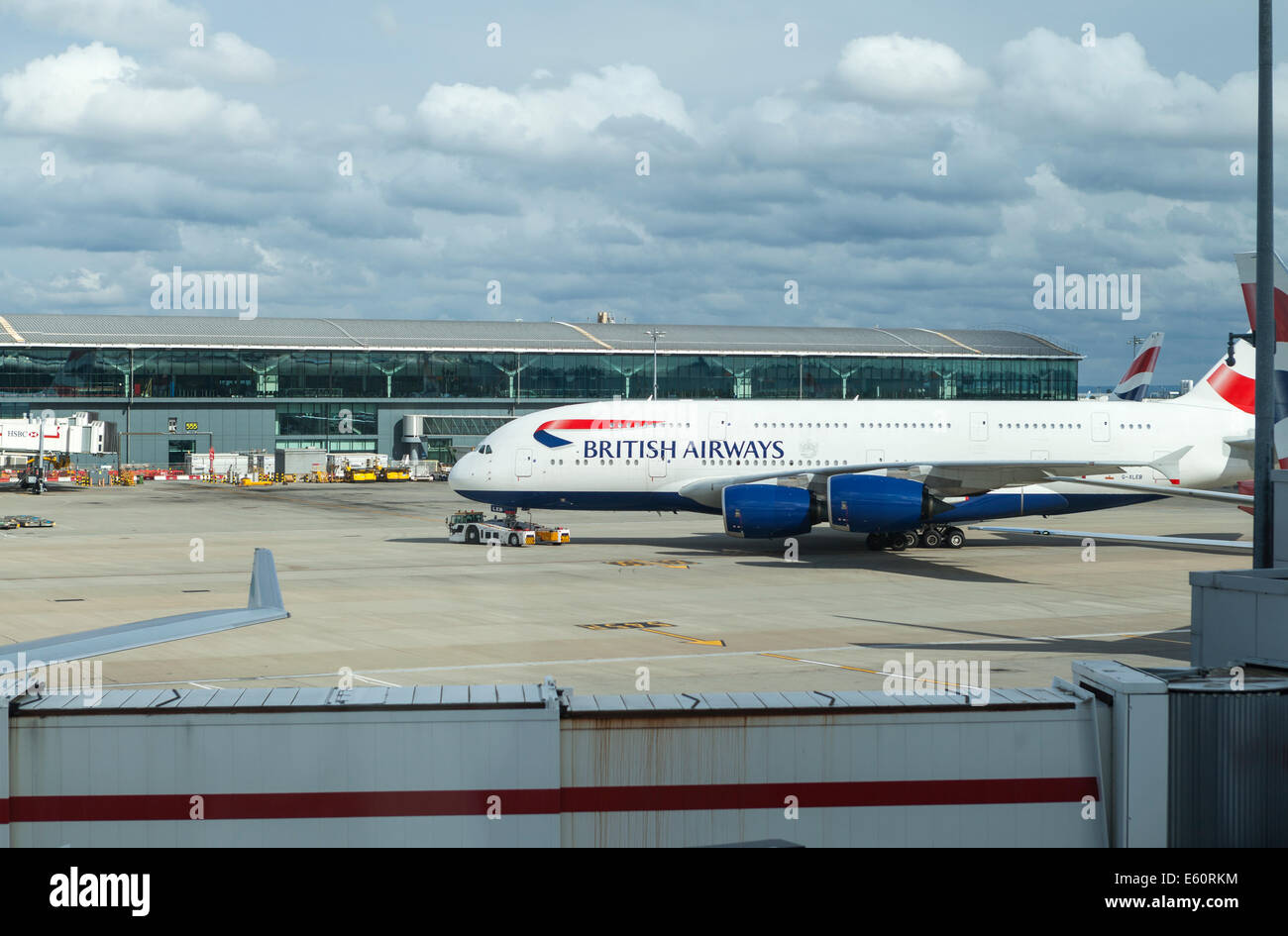British Airways plane on Heathrow airport Stock Photo - Alamy