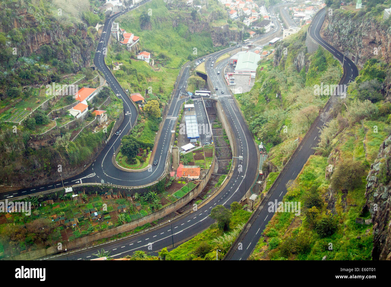 Roads of Madeira, Portugal Stock Photo - Alamy