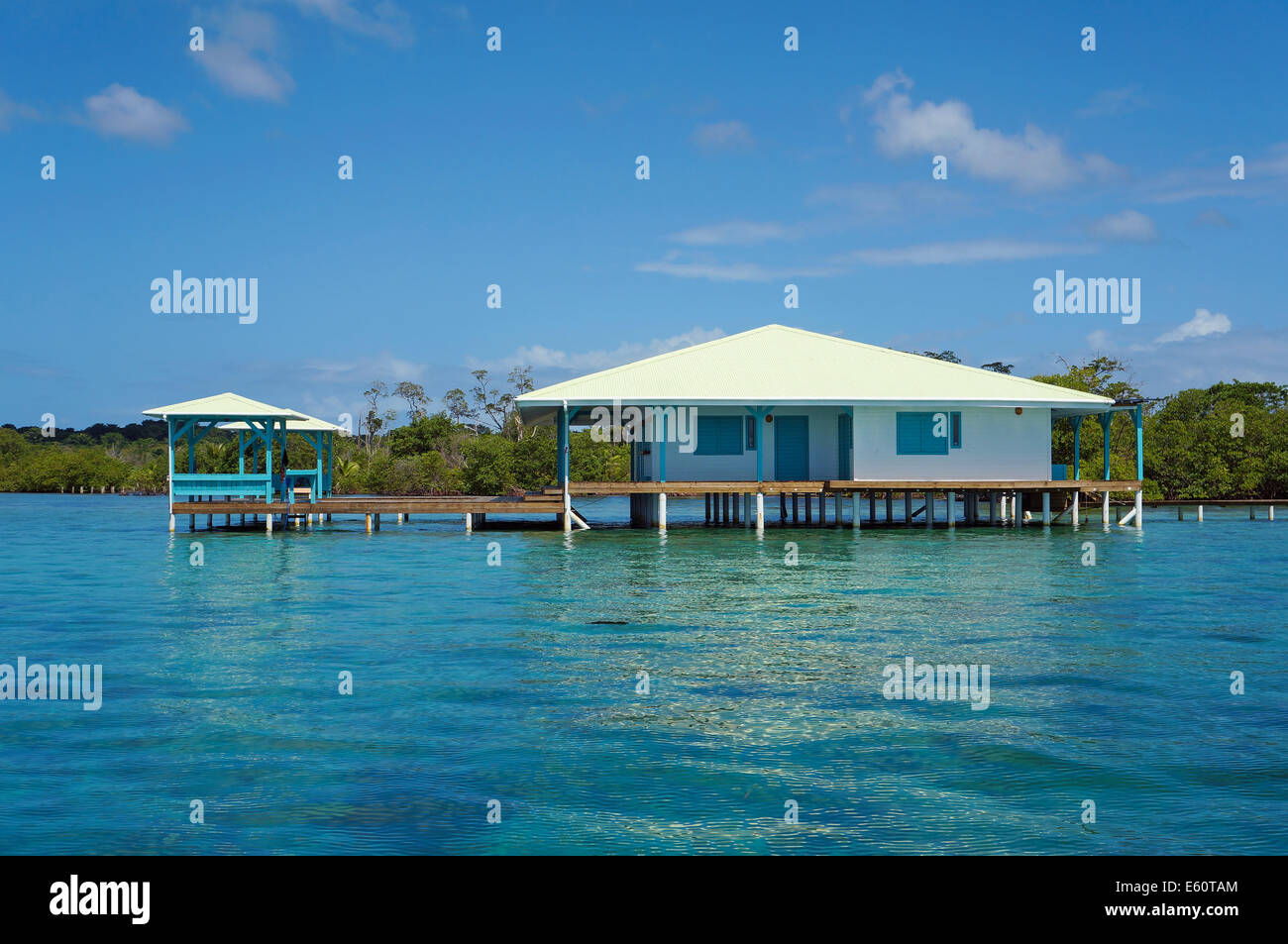 Caribbean Houses On The Water