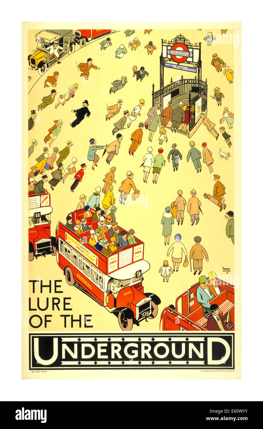 London underground poster High Resolution Stock Photography and Images ...