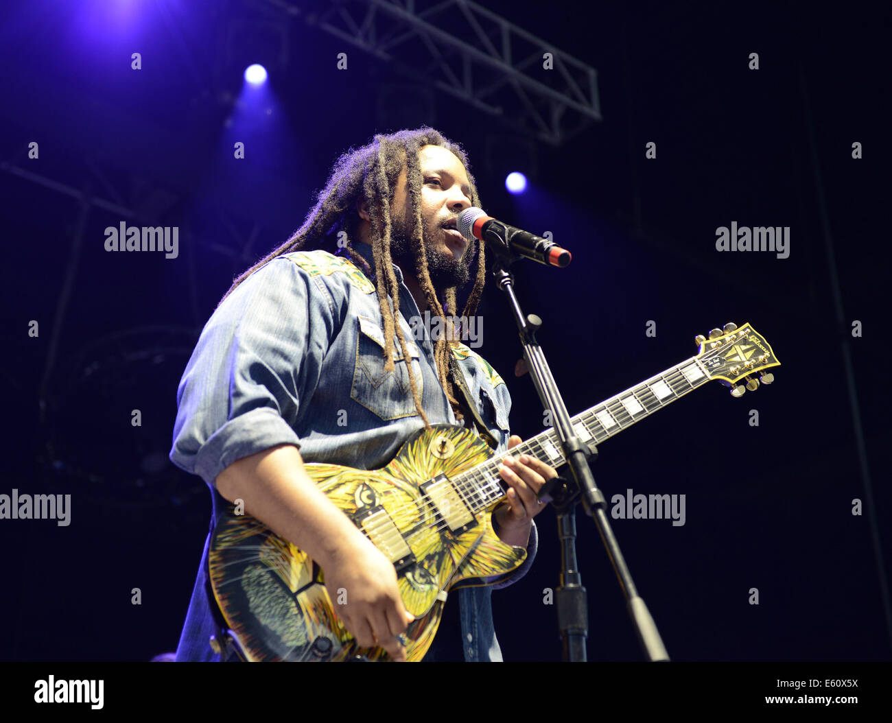 Portsmouth, Virginia, USA. 9th Aug, 2014. Jamaican American musician ...