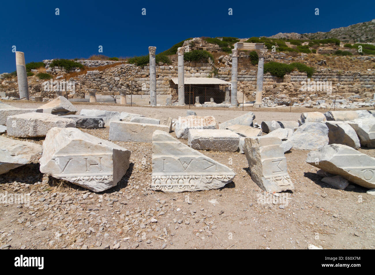 Ruins of Knidos, Datca, Turkey Stock Photo - Alamy