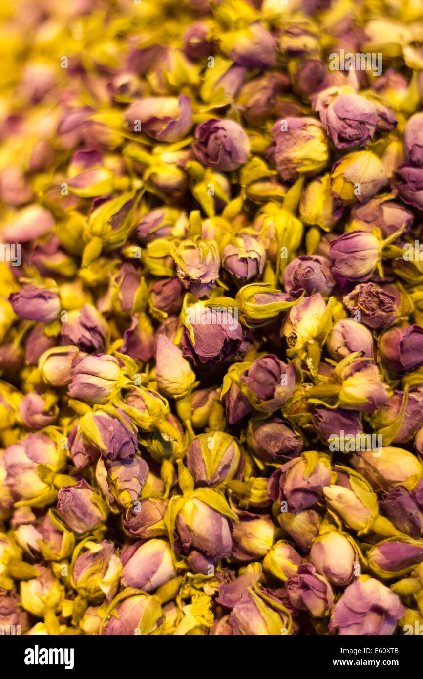Dried Flowers in Spice Bazaar Stock Photo - Alamy