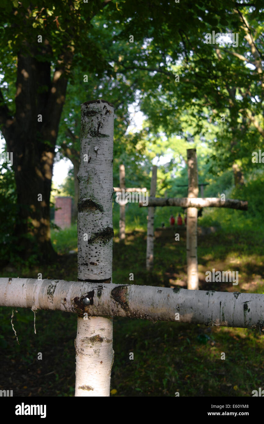 Birch crosses hi-res stock photography and images - Alamy
