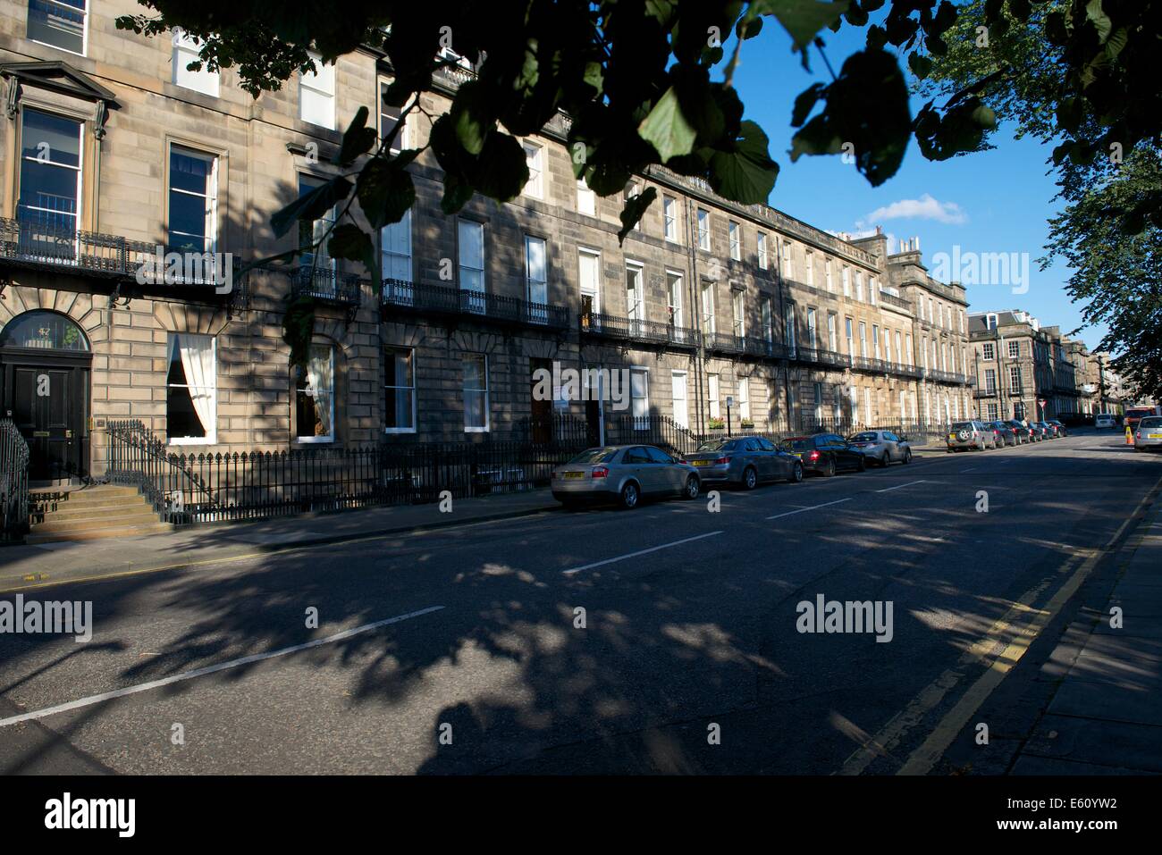 Manor Place, Edinburgh Stock Photo - Alamy