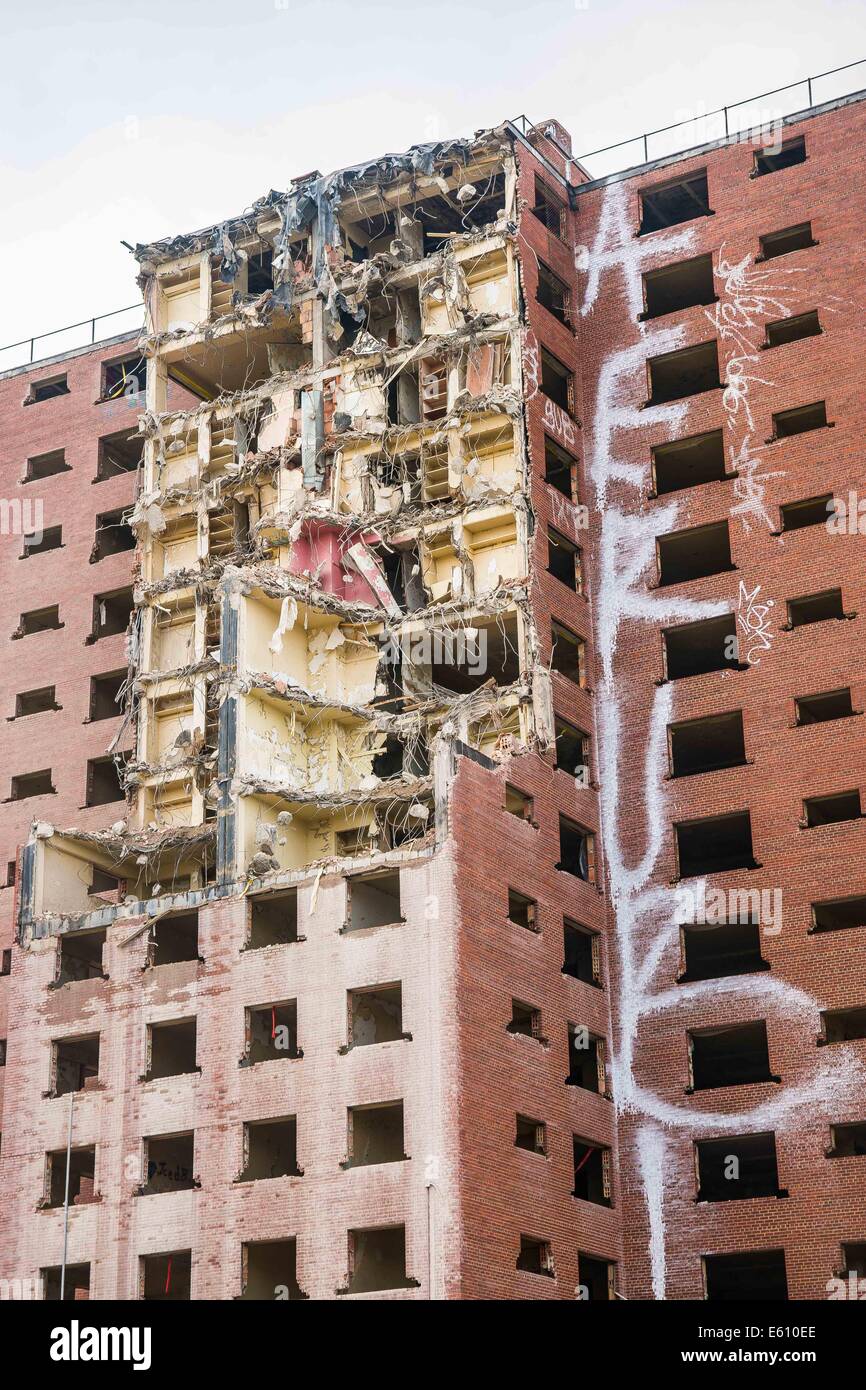 Detroit, MI, USA. 18th July, 2014. The Brewster-Douglass Housing ...