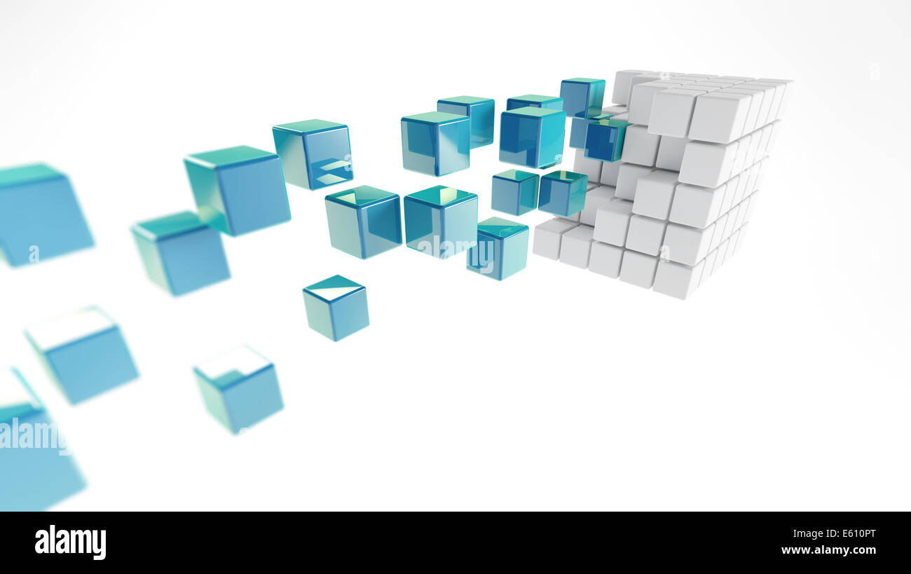 Render Of A Group Of Cubes High Resolution Stock Photography and Images ...