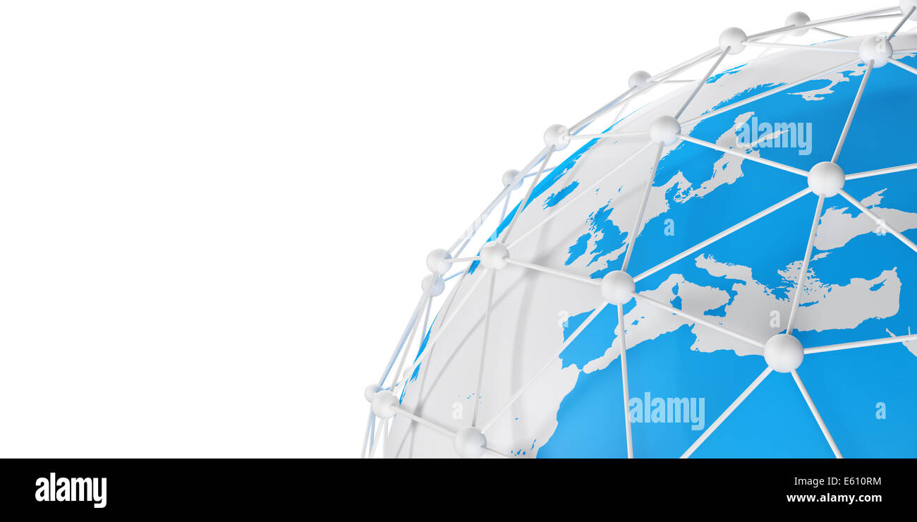 Planet earth surrounded sphere hi-res stock photography and images - Alamy