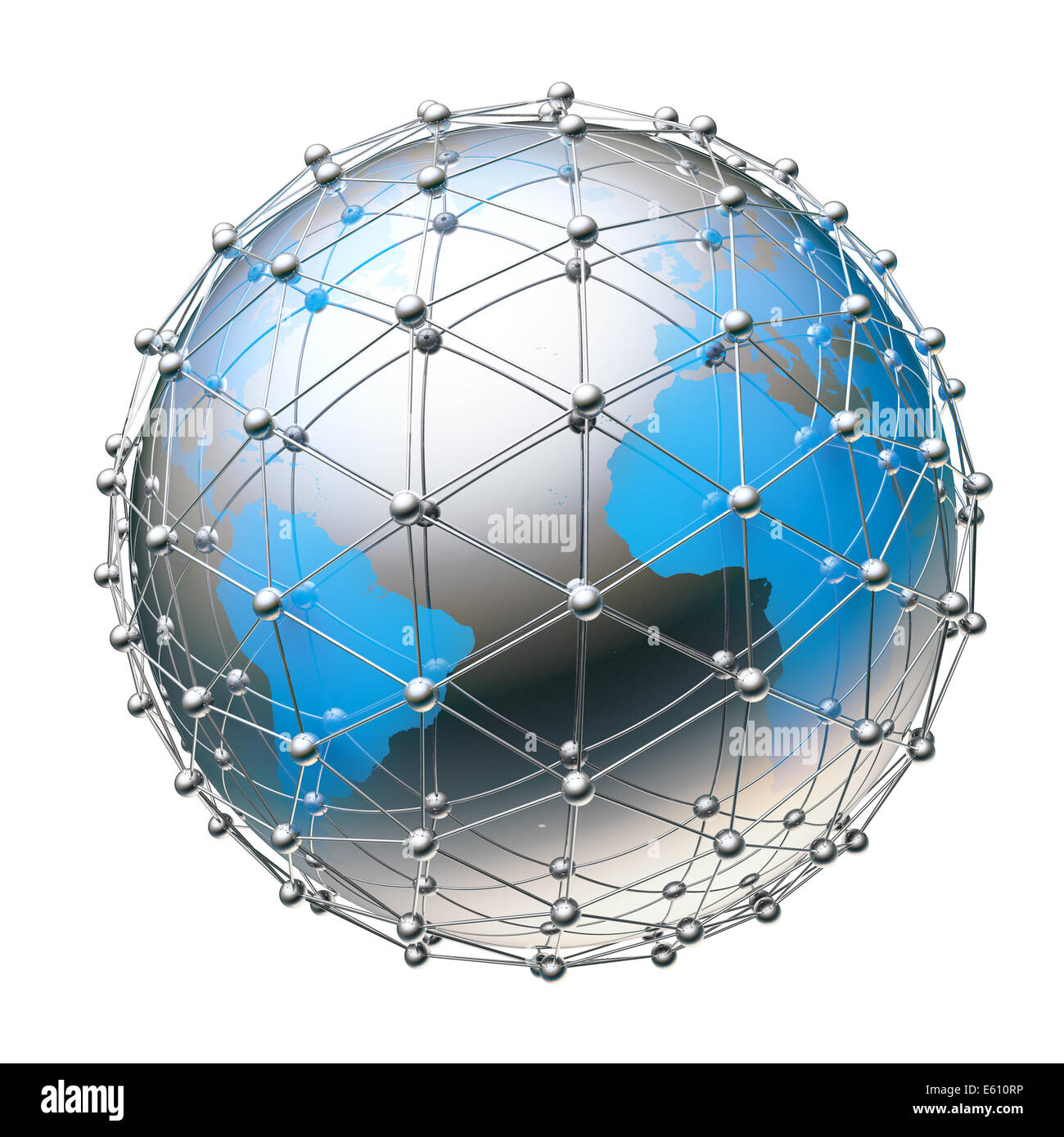 Planet earth surrounded sphere hi-res stock photography and images - Alamy