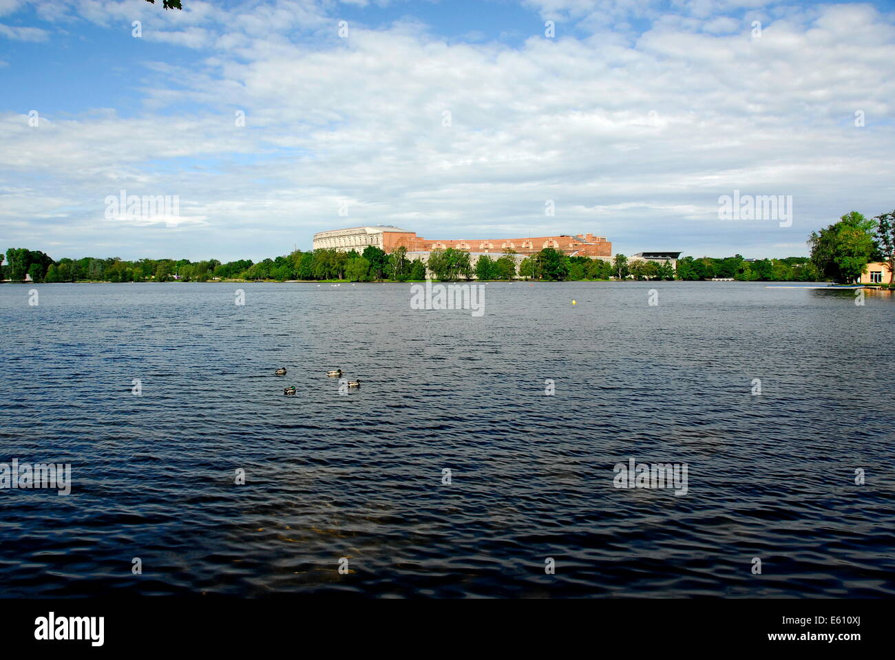 View of the Nazi Congress Hall from the Zeppelin Field (Zeppelinfeld ...