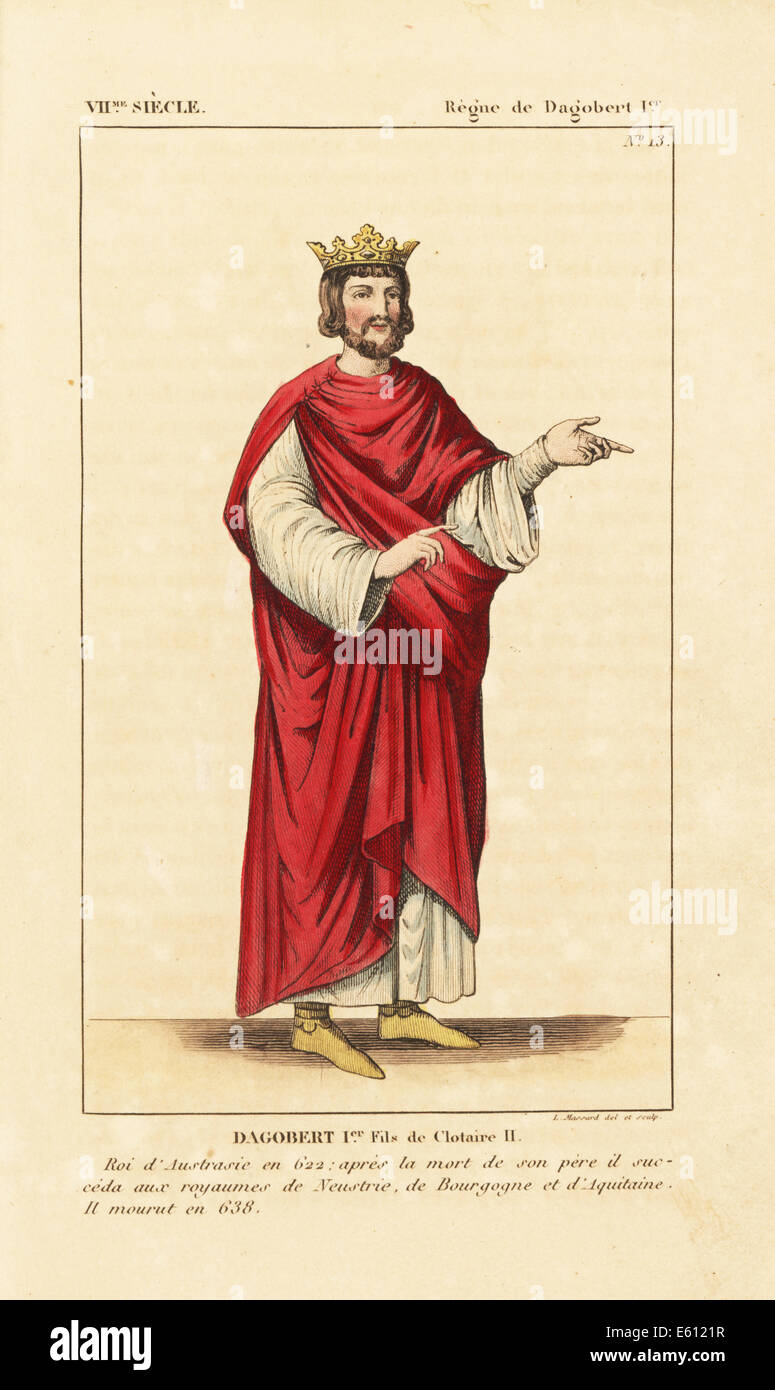 Dagobert I, King of Austrasia, and all the Franks, c.603-639 Stock ...
