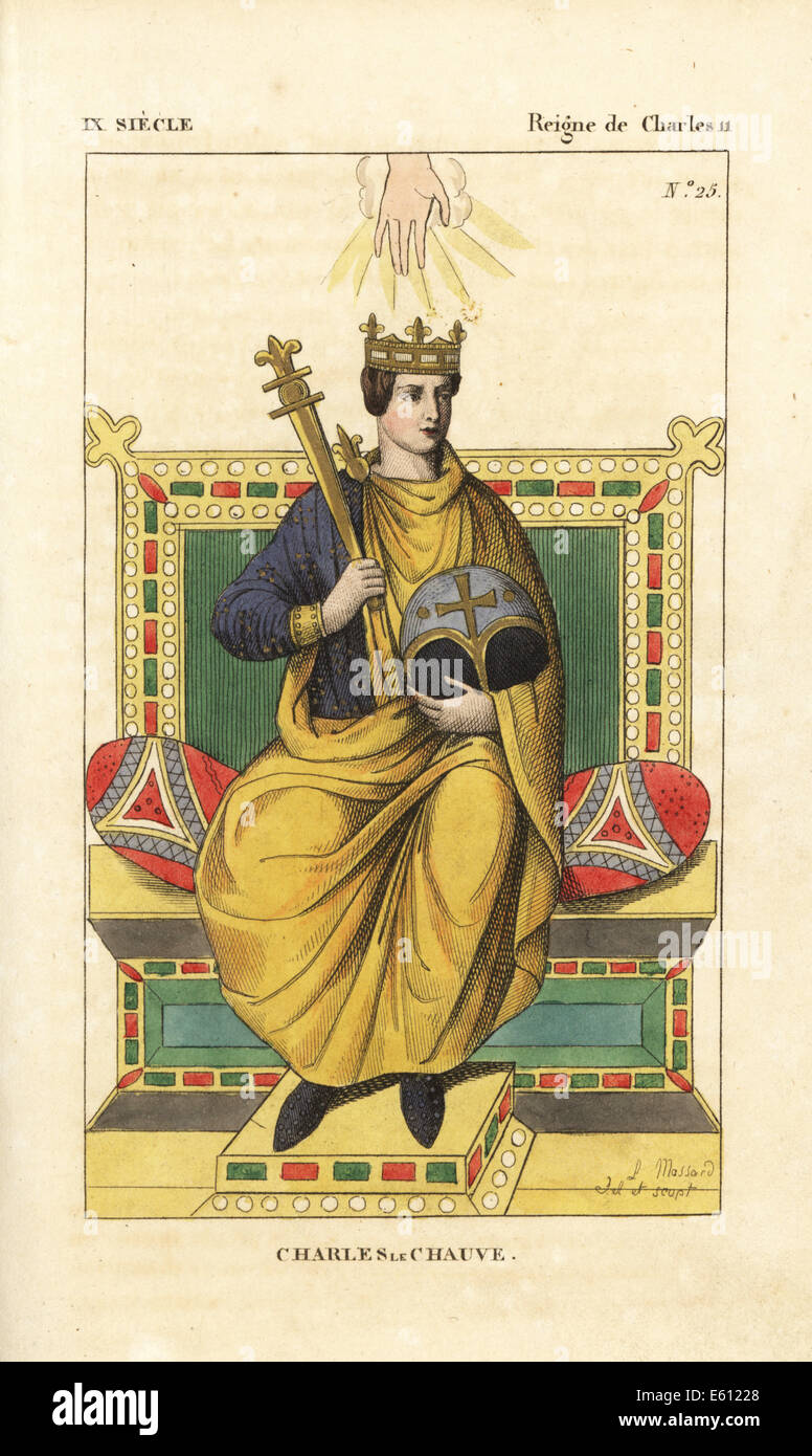 Charles the Bald, King of West Francia, and Holy Roman Emperor, 823–877 ...