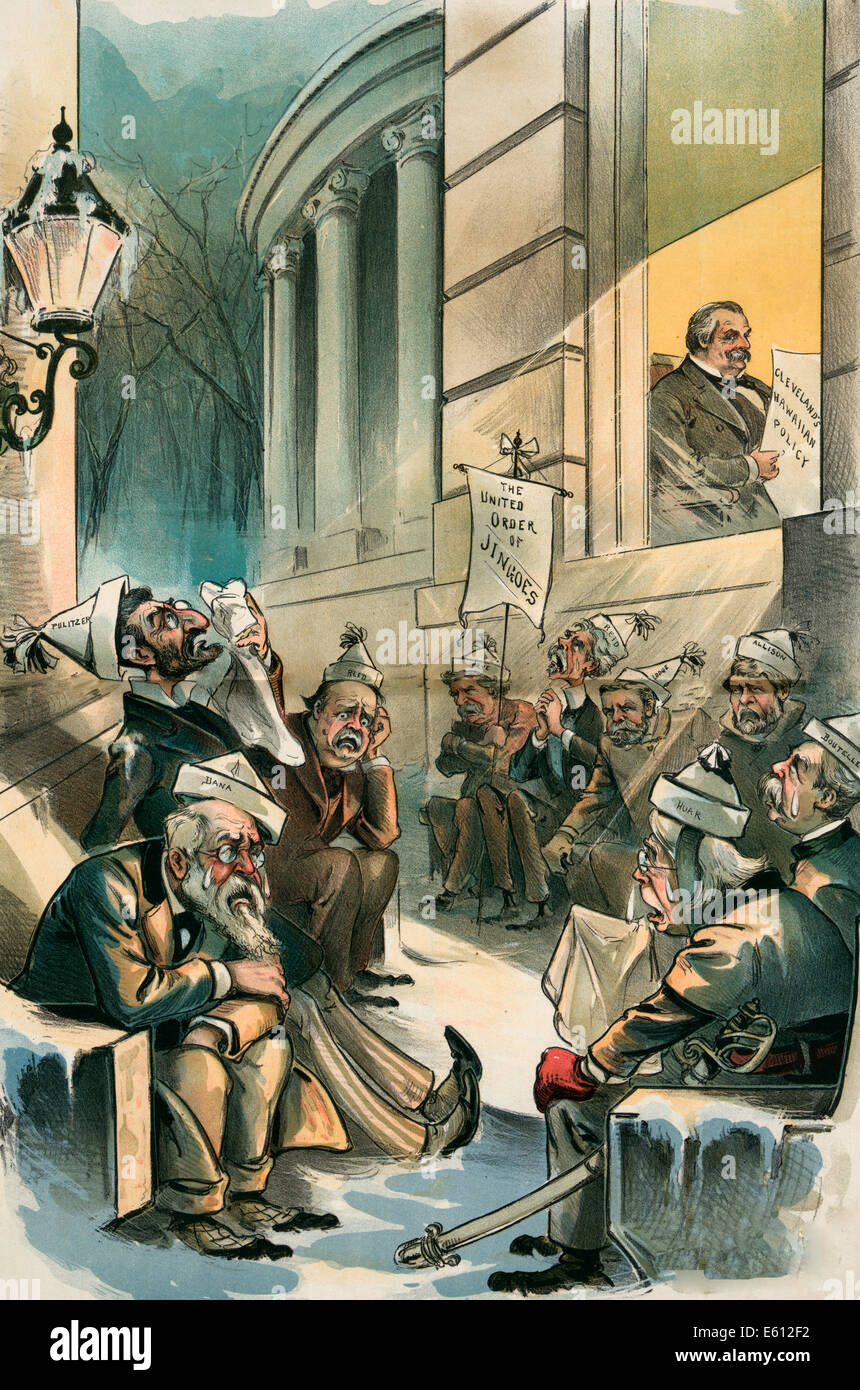 Grover cleveland cartoon hi-res stock photography and images - Alamy