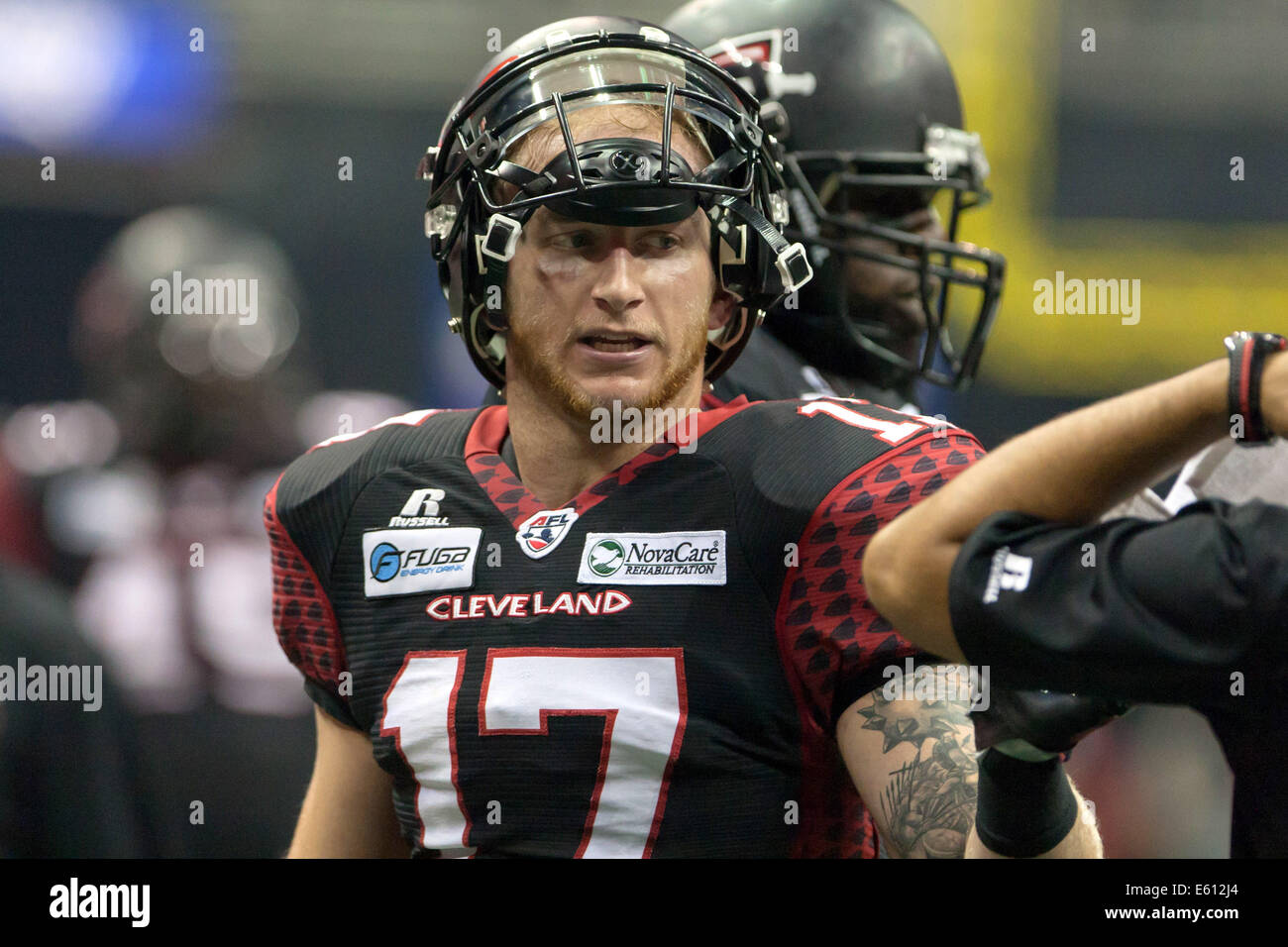 Cleveland, Ohio, USA. 10th Aug, 2014. Cleveland WR COLLIN TAYLOR (17 ...