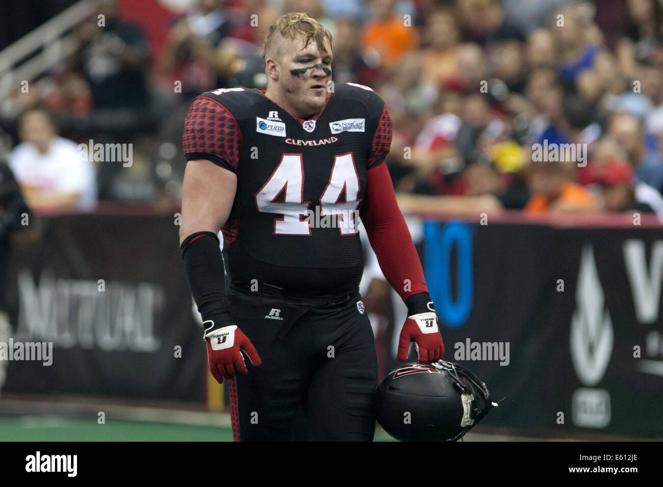 Cleveland, Ohio, USA. 10th Aug, 2014. Cleveland DL RANDY COLLING (44 ...