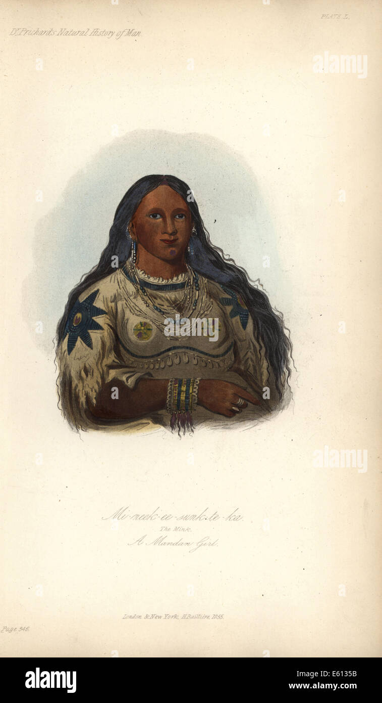 Mandan tribe hi-res stock photography and images - Alamy
