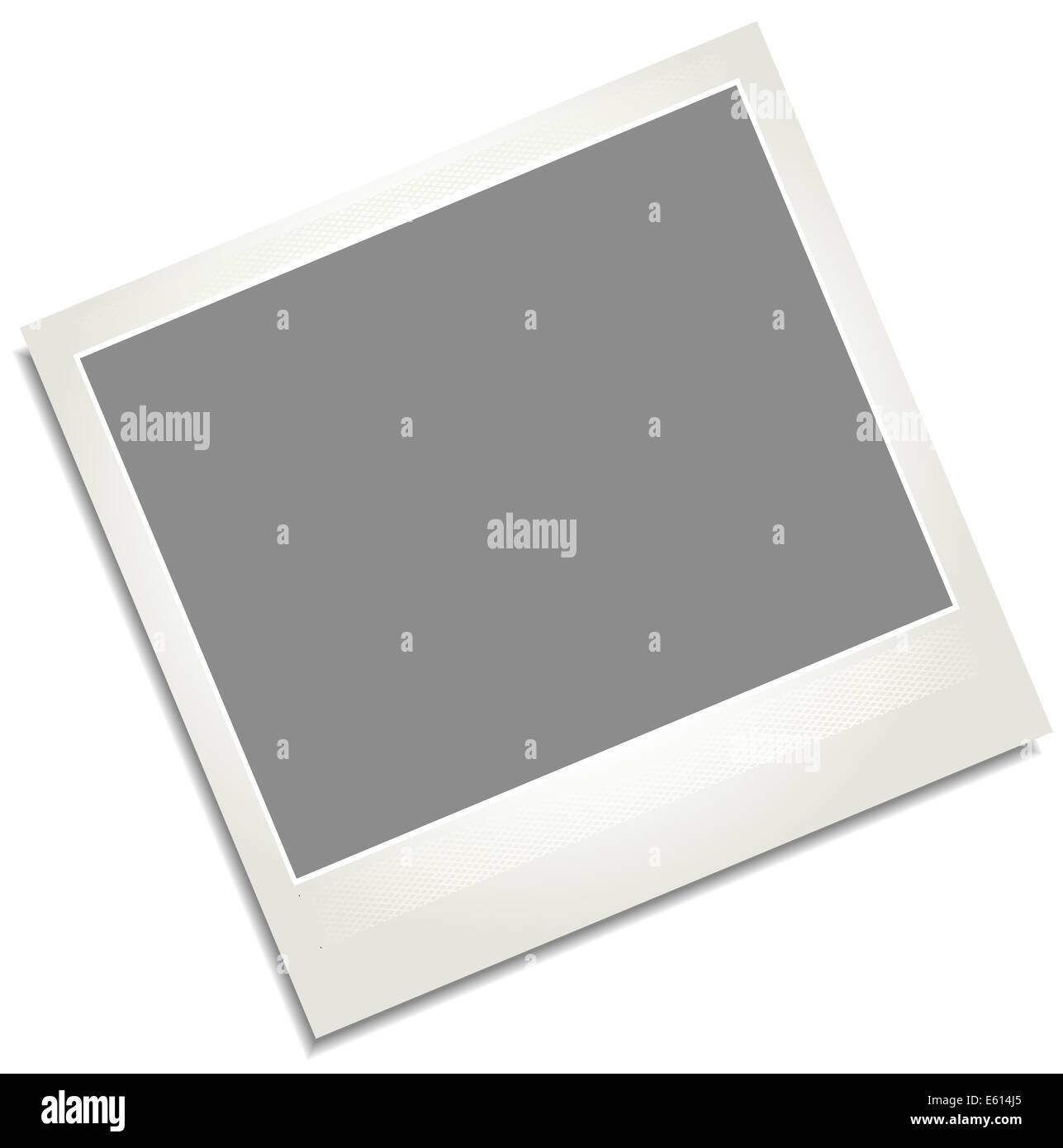 Illustration of a blank polaroid ready ready to be populated with any ...