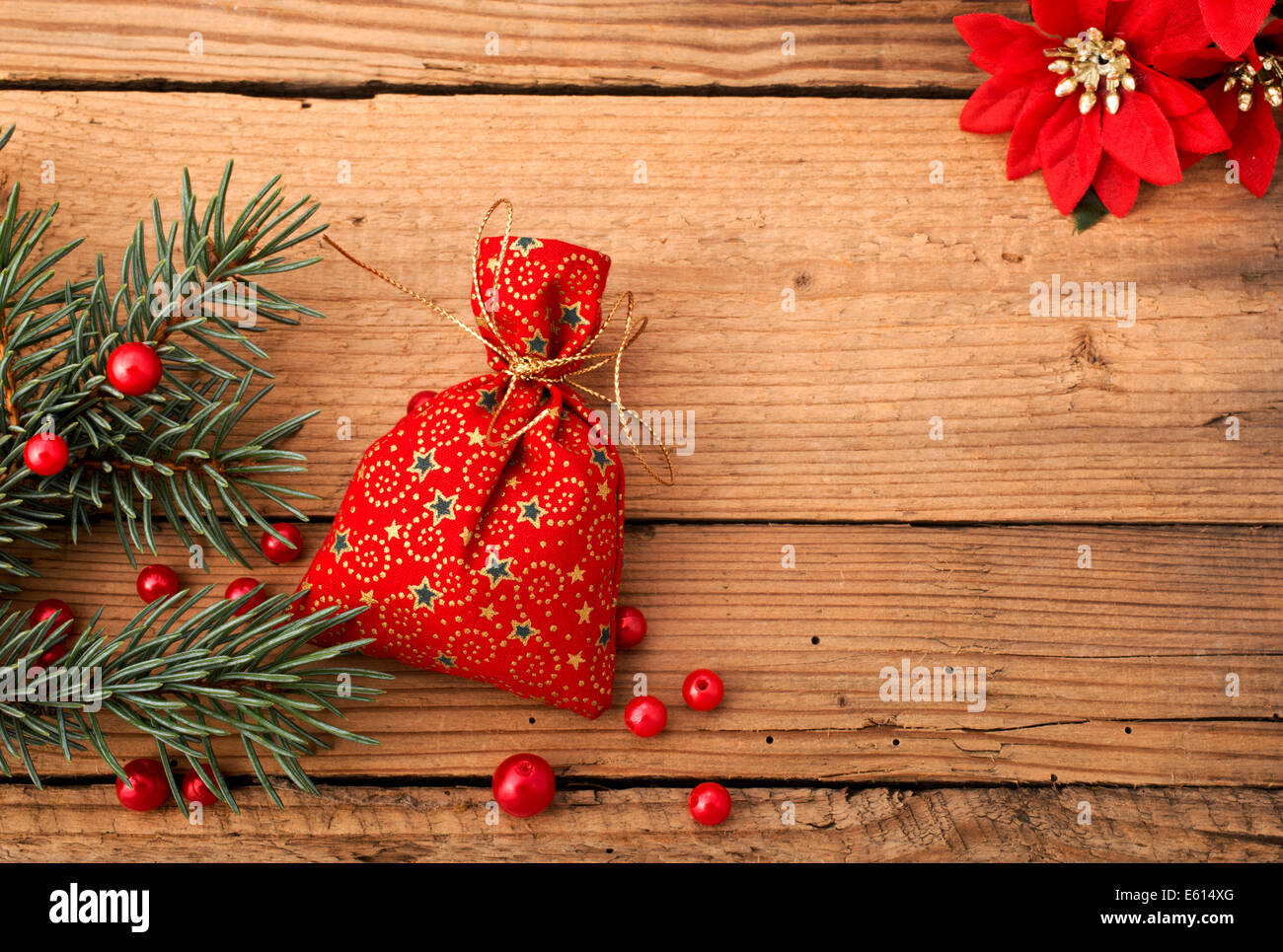 red christmas still life with christmas present Stock Photo - Alamy