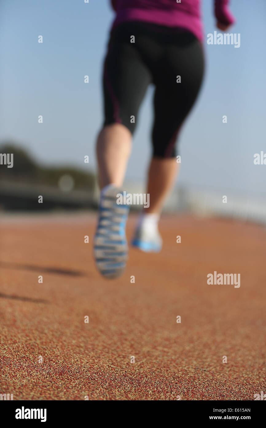 Young Japanese girl jogging Stock Photo - Alamy