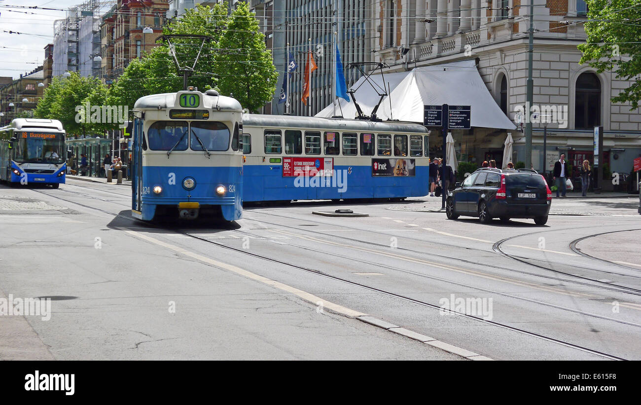 Tram in Gothenburg Sweden Stock Photo - Alamy