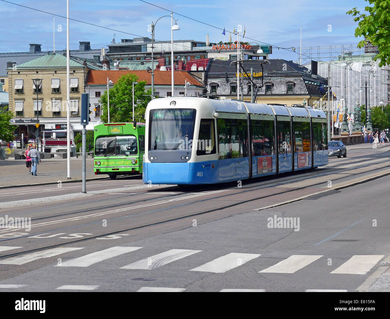 Tram in Gothenburg Sweden Stock Photo - Alamy
