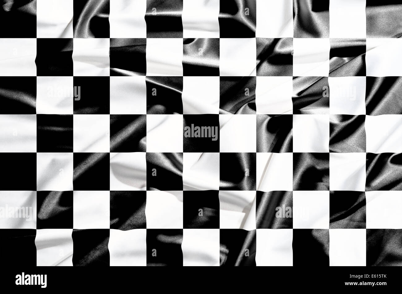 chess flag on a silk drape waving Stock Photo - Alamy