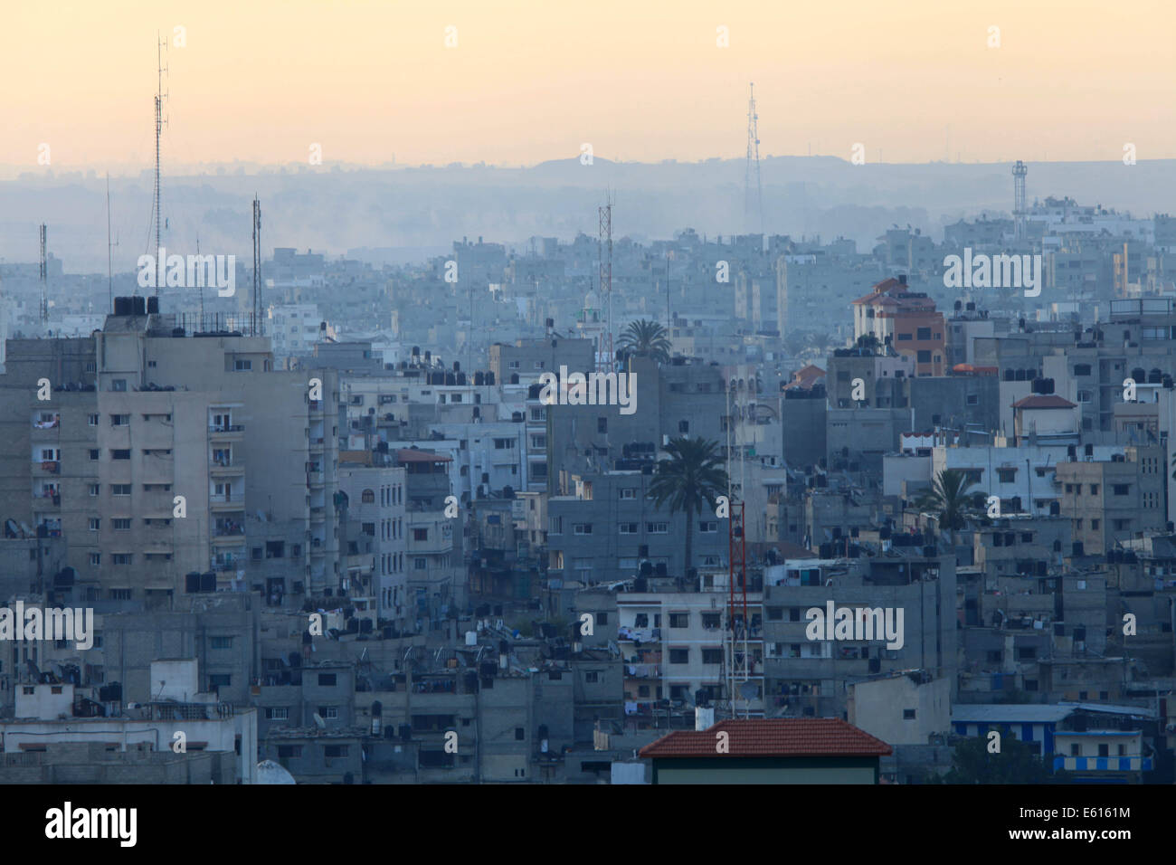 Gaza City, Gaza Strip, Palestinian Territory. 11th Aug, 2014. A general ...