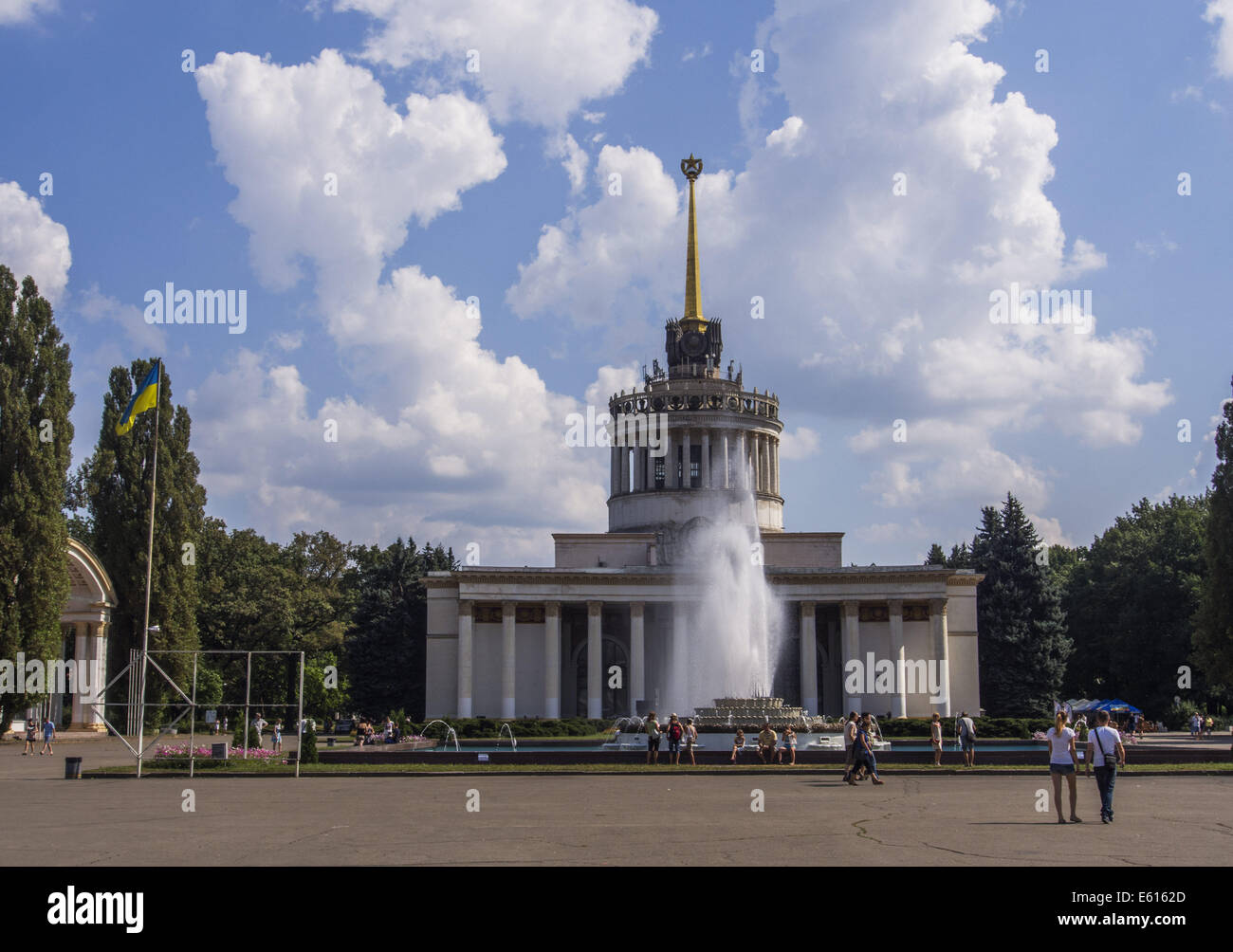 Pavilion N0 1. 10th Aug, 2014. -- National complex ''Expocenter of ...