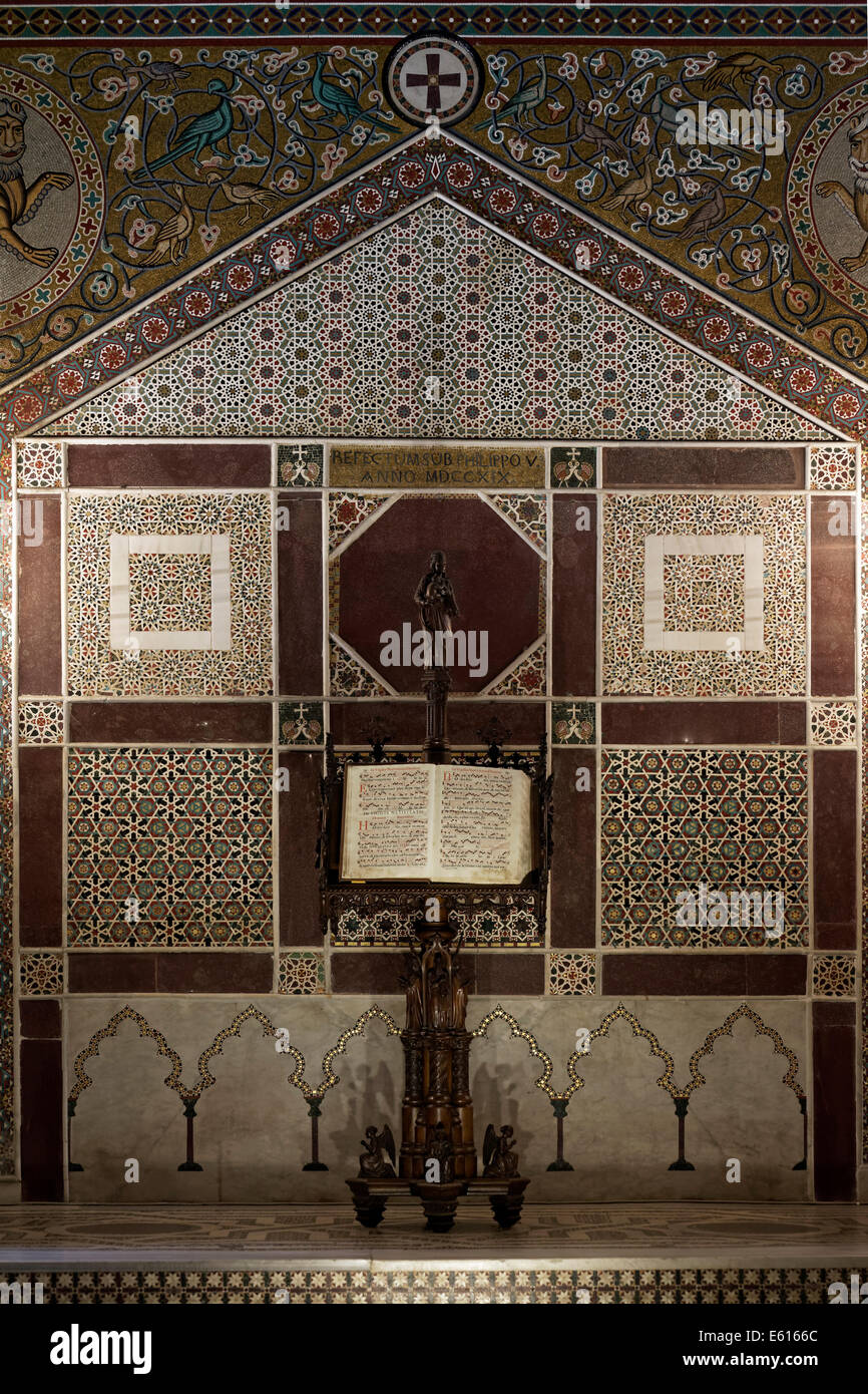 Throne of Roger II, Cappella Palatina, Palatine Chapel, Palazzo dei ...