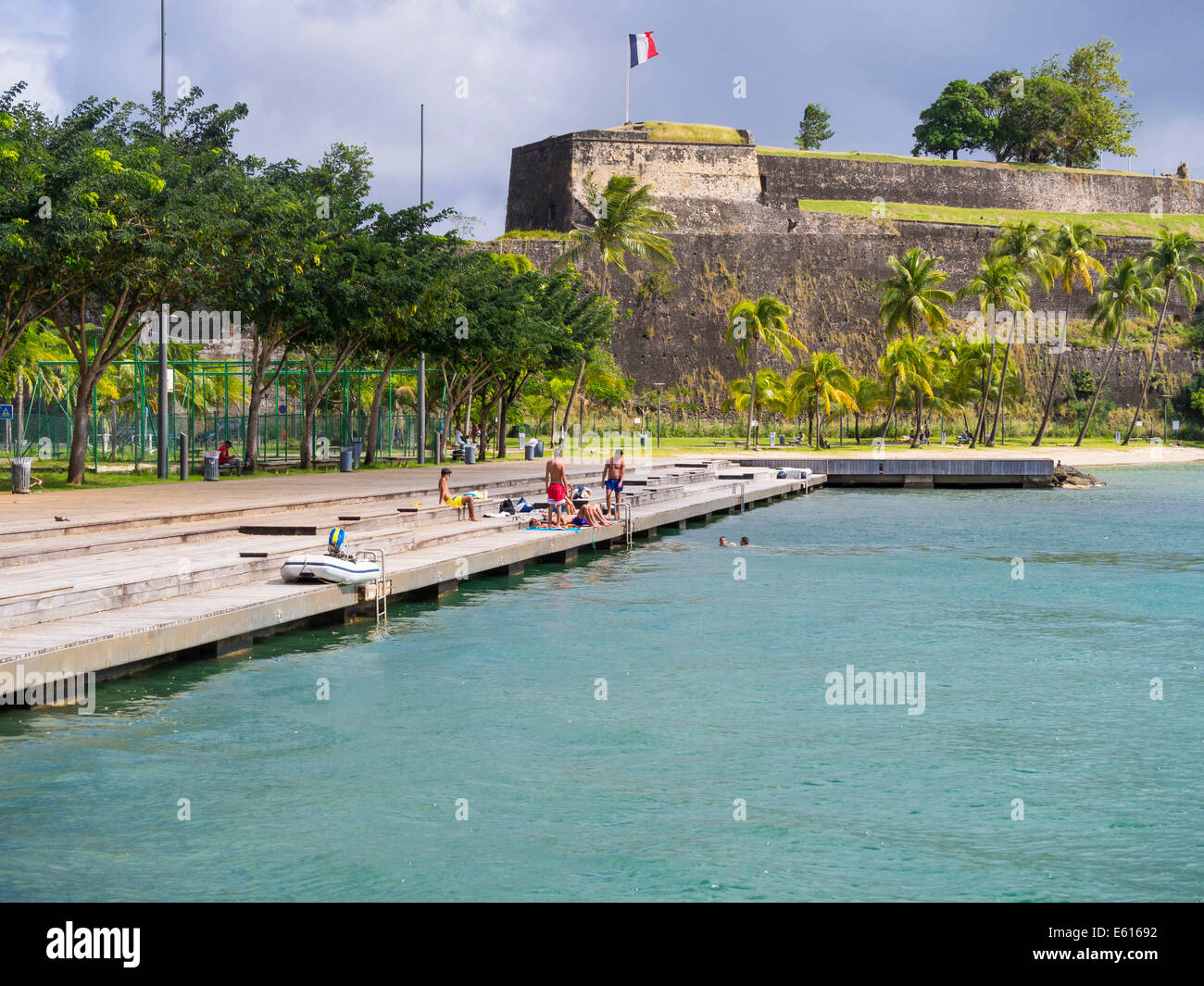 Fort Louis, Fort de France, Windward Islands, Lesser Antilles ...