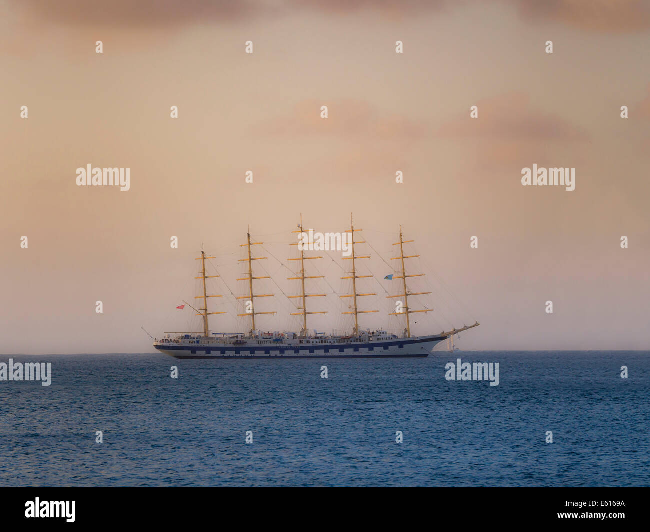 European Starling Clipper luxury yacht in Rodney Bay, Saint Lucia ...