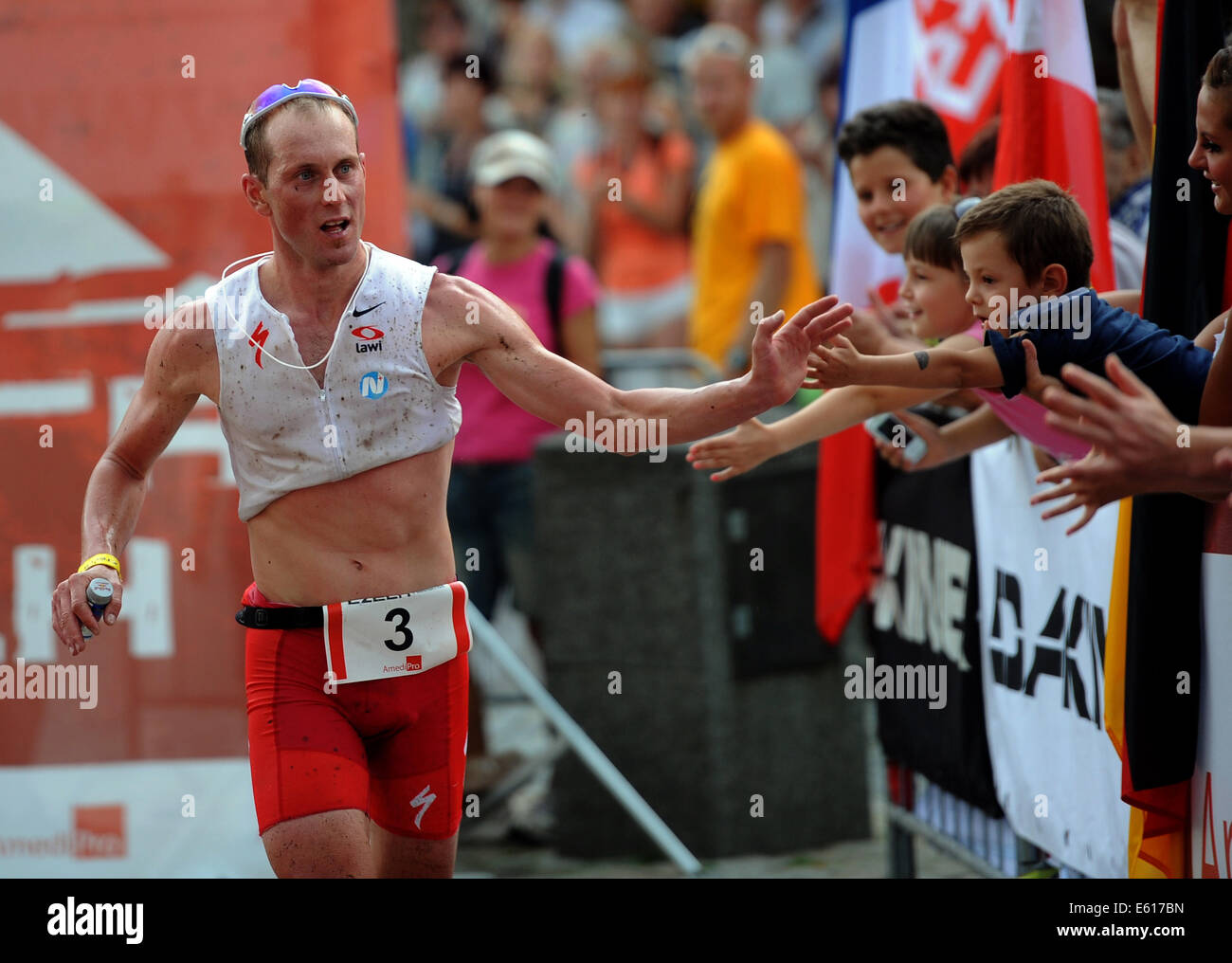 Jan Kubicek of Czech republic pictured during Xterra race of terrain ...