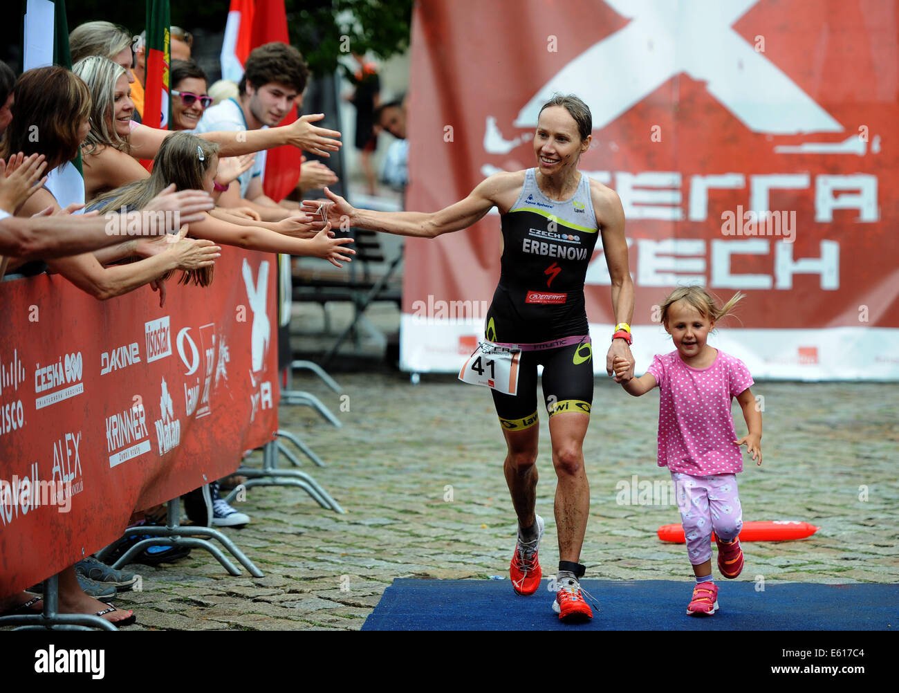 Helena Erbenova of Czech republic pictured during Xterra race of ...