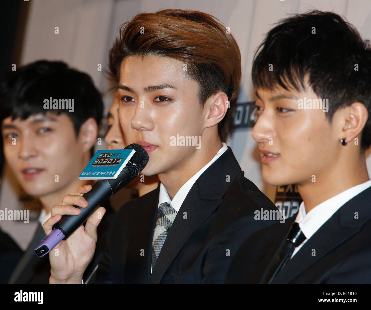 Seoul, South Korea. 11th August, 2014. South Korean-Chinese K-Pop idol ...