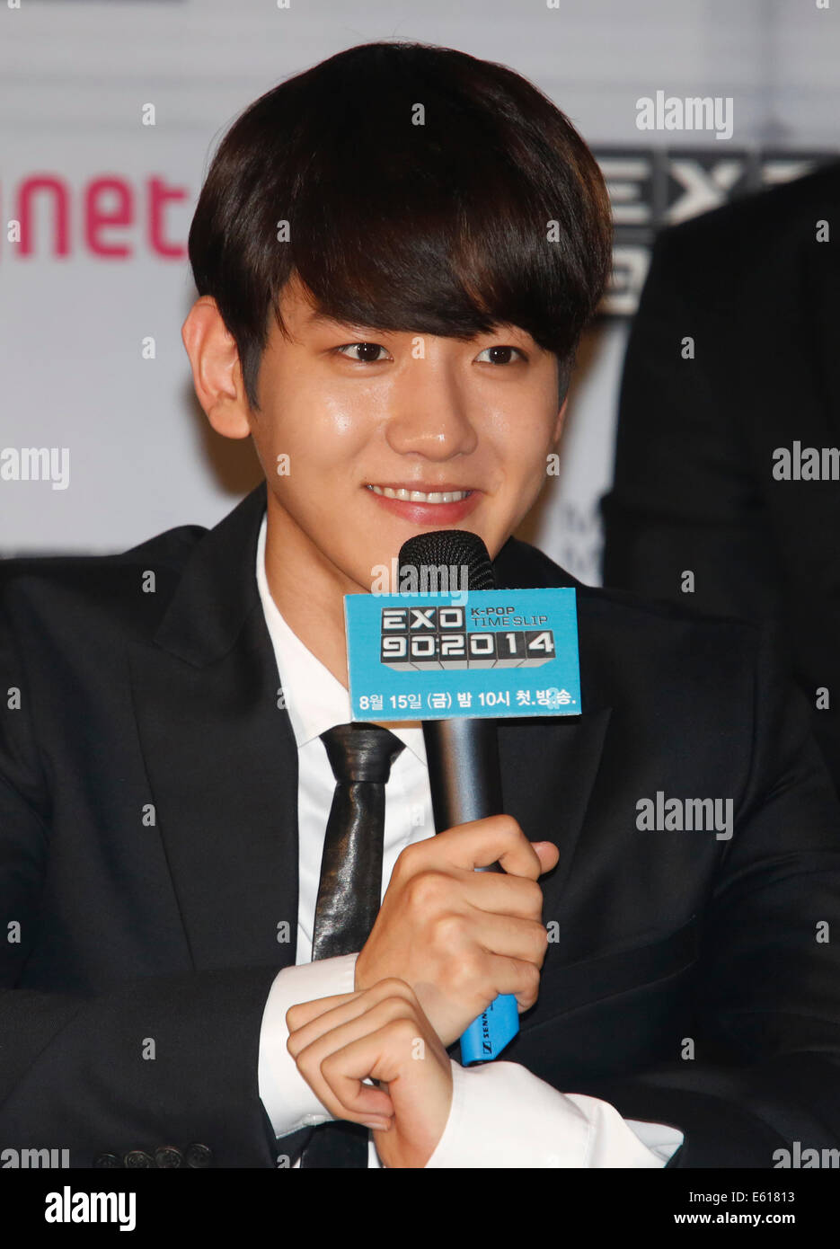 Baek-Hyun(EXO), Aug 11, 2014 : Baekhyun of South Korean-Chinese K-Pop ...