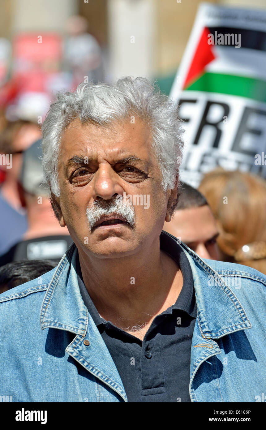 Tariq Ali (left-wing British Pakistani writer and broadcaster) at the ...