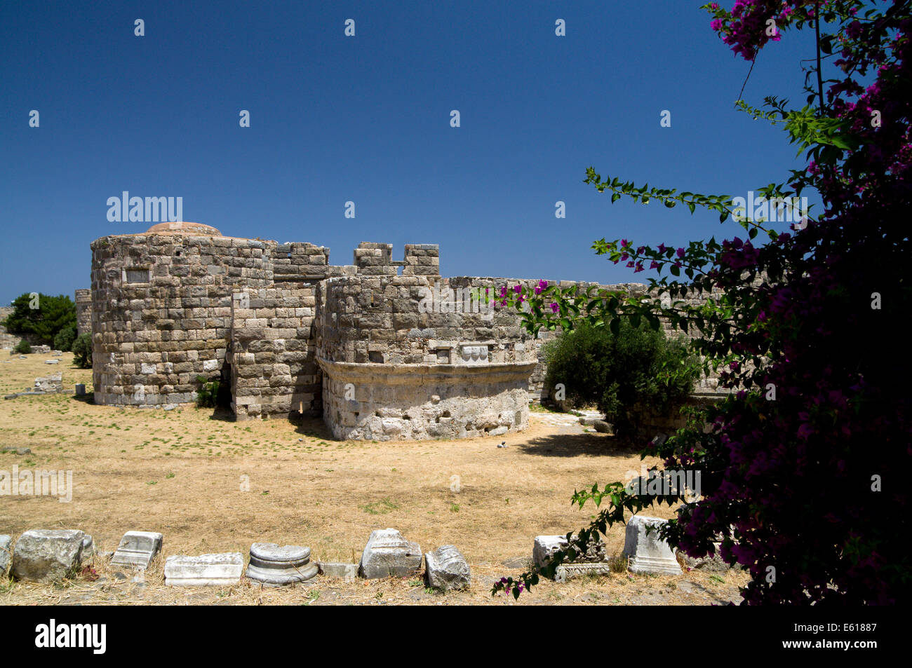 Castle of Neratzia built in the 14th Century by the Knights of Saint ...
