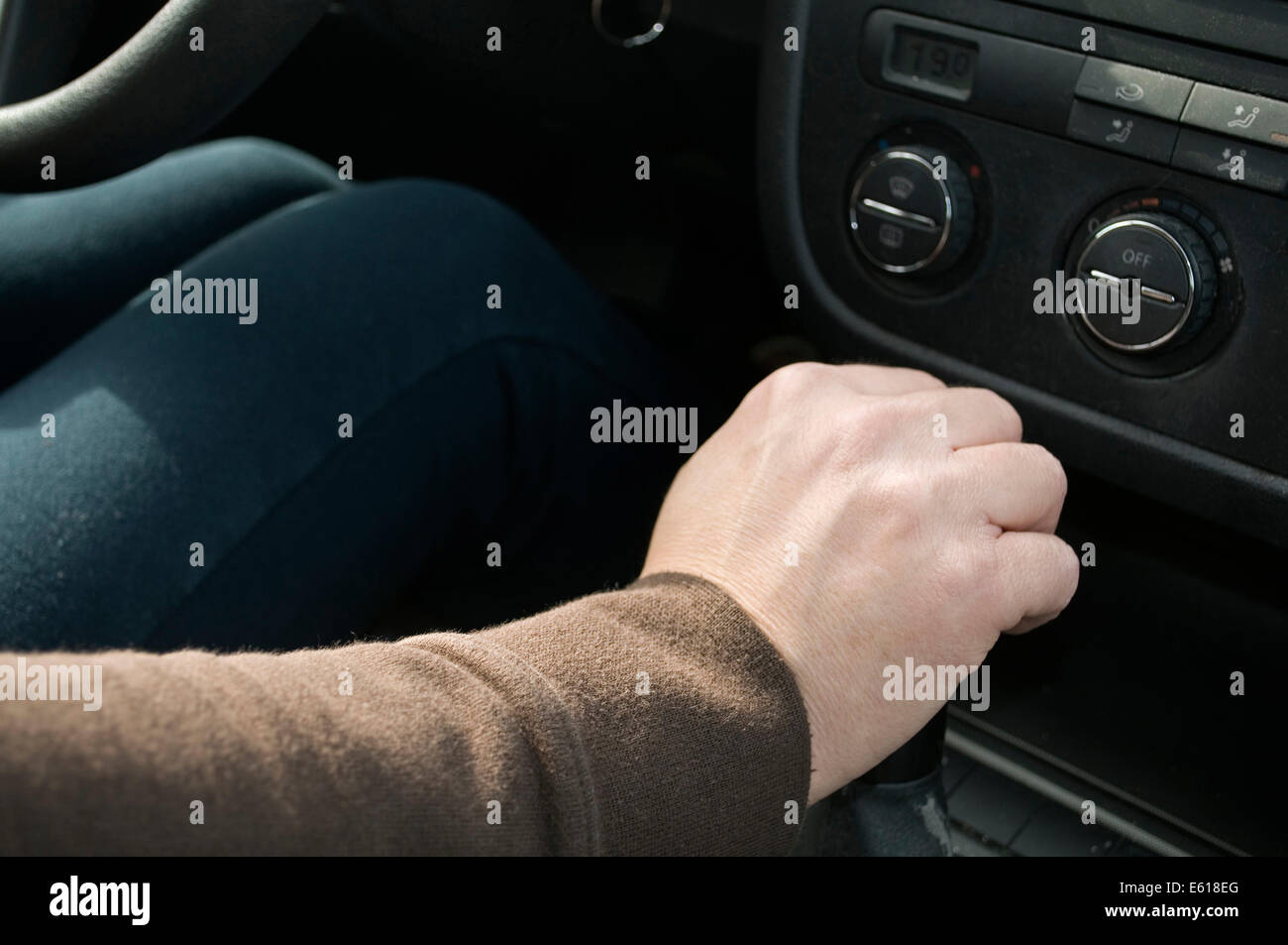 Woman driving car hi-res stock photography and images - Alamy