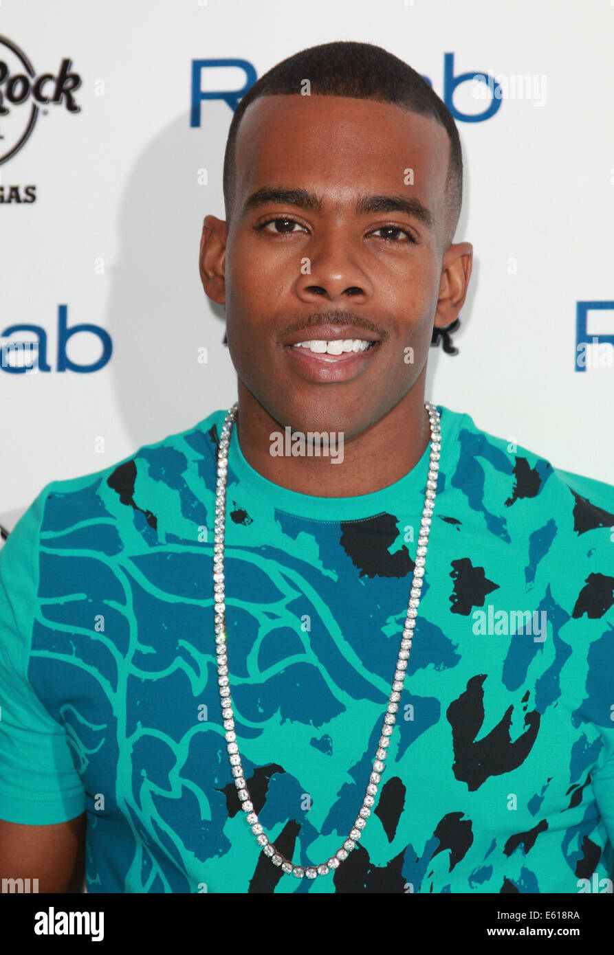 Las Vegas, Nevada, USA. 11th Aug, 2014. R & B singer Mario arrives for ...