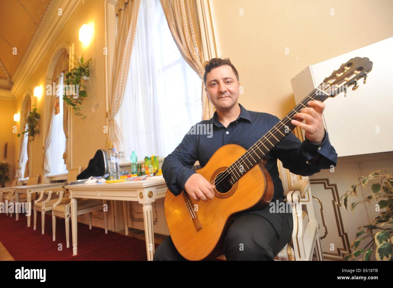 Brno, Czech Republic. 10th Aug, 2014. American guitarist Kevin ...
